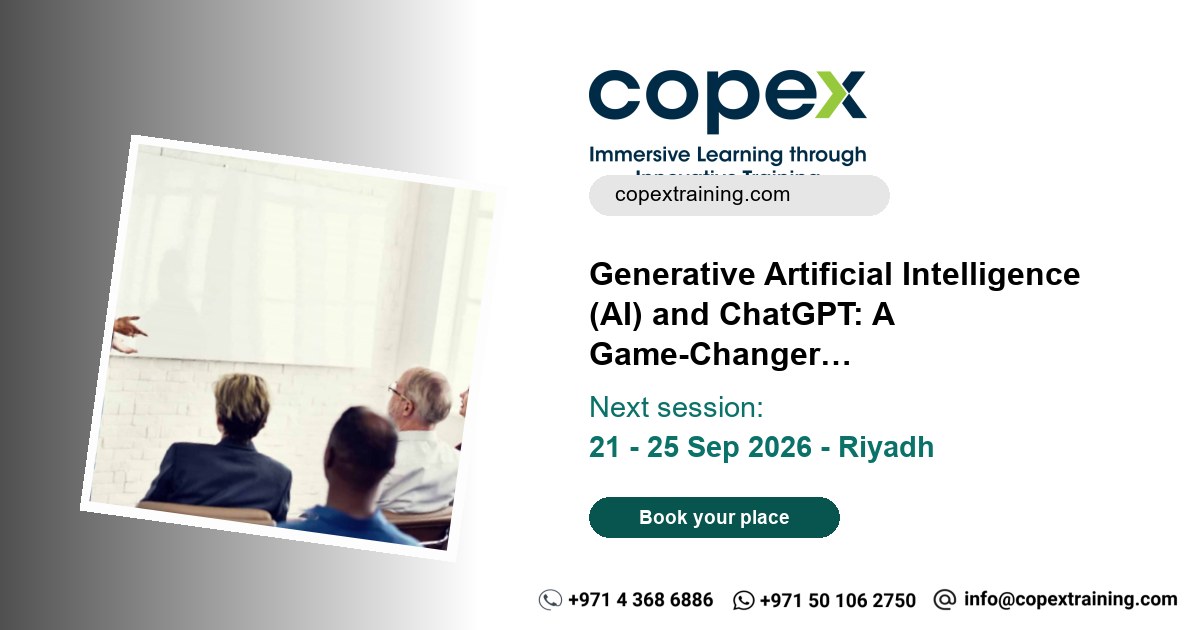 Generative Artificial Intelligence (AI) and ChatGPT Training Course